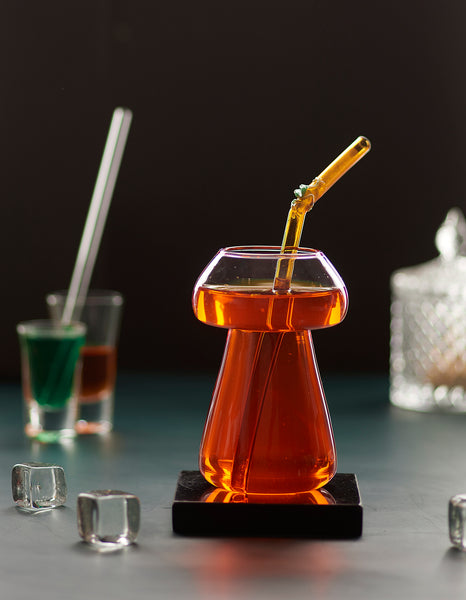Curve Mushroom Glass Small (400ml) – Cocktail Shop India